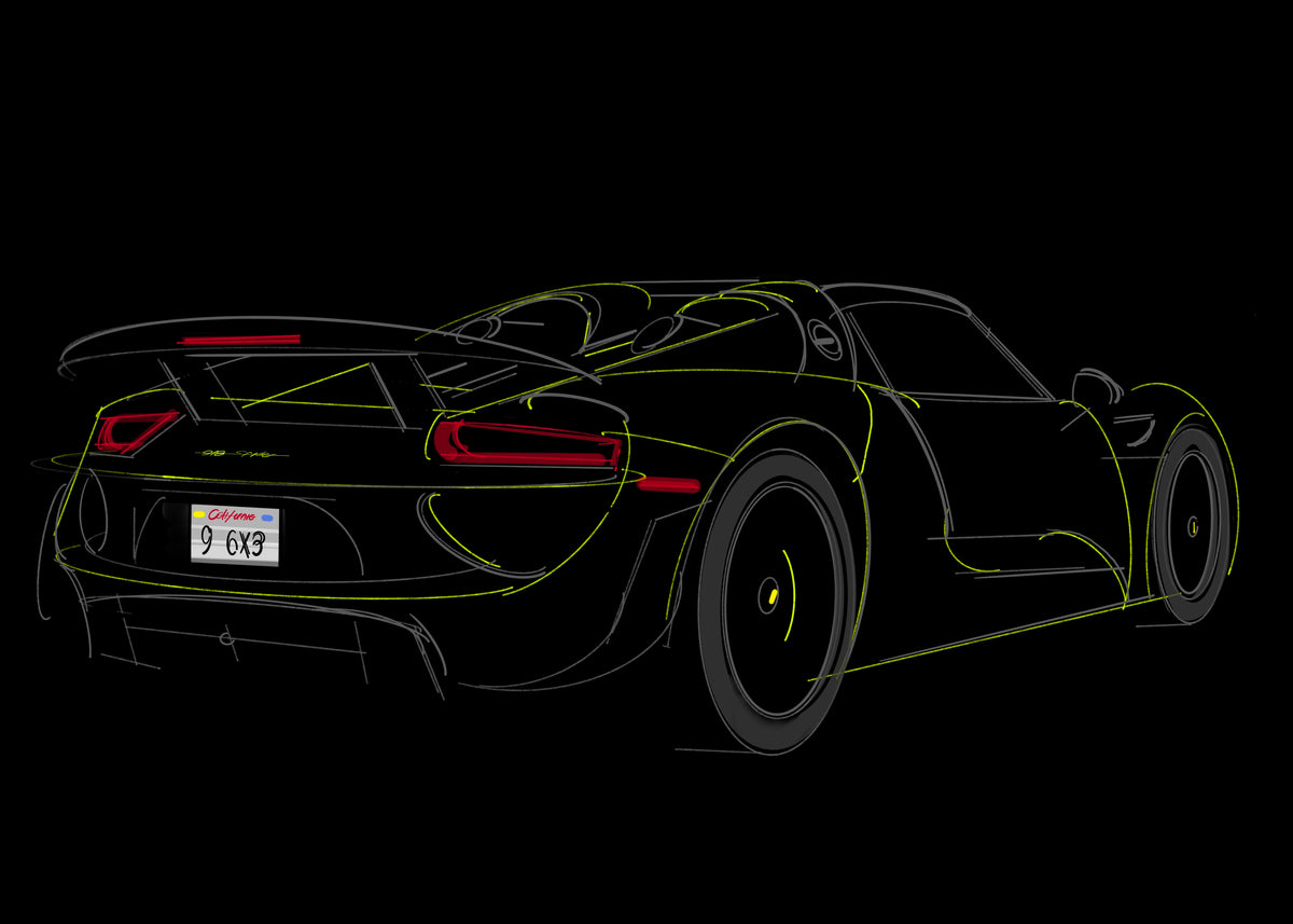 Porsche 918 | T-shirt – abstractrpm